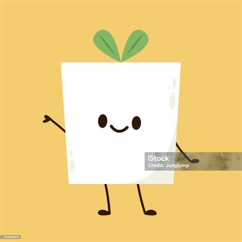 귀여운 두부 만화 행복 하 고 귀여운 웃는 재미 있는 두부 캐릭터 디자인 채식 영양 건강 식품 건강한 식생활에 대한 스톡 벡터 아트 및 기타 이미지 Istock
