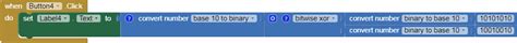 Operator Bitwise And Does Not Work Mit App Inventor Help Mit App Inventor Community