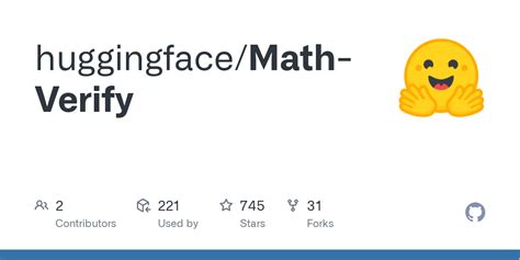 Activity · Huggingfacemath Verify · Github
