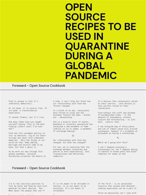 Open Source Cookbook V30 Pdf Dough Sourdough