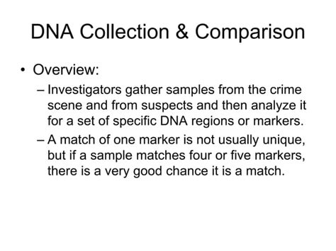 DNA In Forensics PPTX Genetics Science