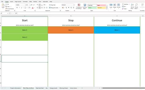 Lessons Learned Excel Template For Project Managers Etsy