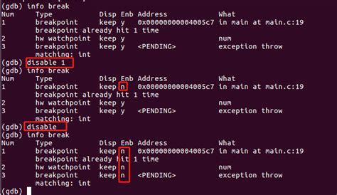 Gdb调试 禁用和删除断点 知乎