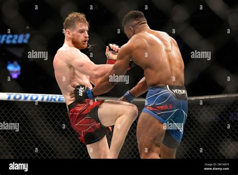 Las Vegas Nv December 10 L R Edmen Shahbazyan Kicks Dalcha Lungiambula In Their