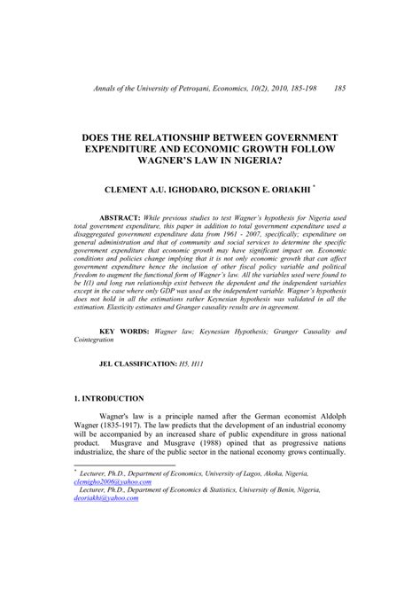 Pdf Co‐integration And Causality Relationship Between Energy Consumption And Economic Growth