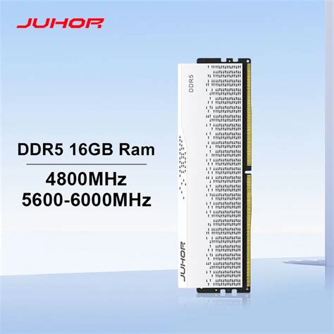 Juhor Ddr5 16gb 4800mhz 5600mhz 6000mhz 6400mhz 6800mhz 7200mhz Ddr5 Ram Udimm Para Computador
