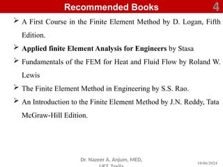 Fem Introduction To Finite Element Methodpptx