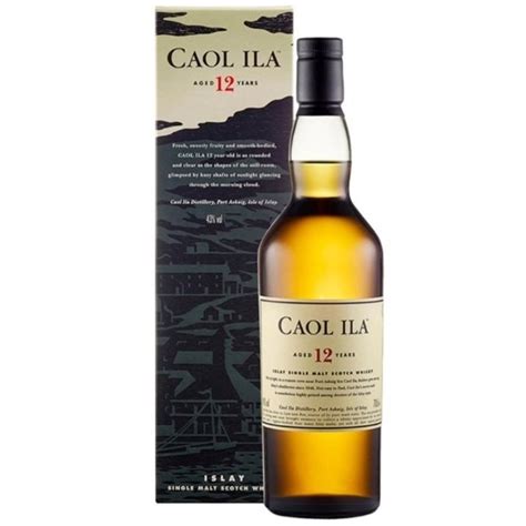 Caol Ila 12 Year Old Single Malt Whisky 70cl - Authentic Islay Scotch ...