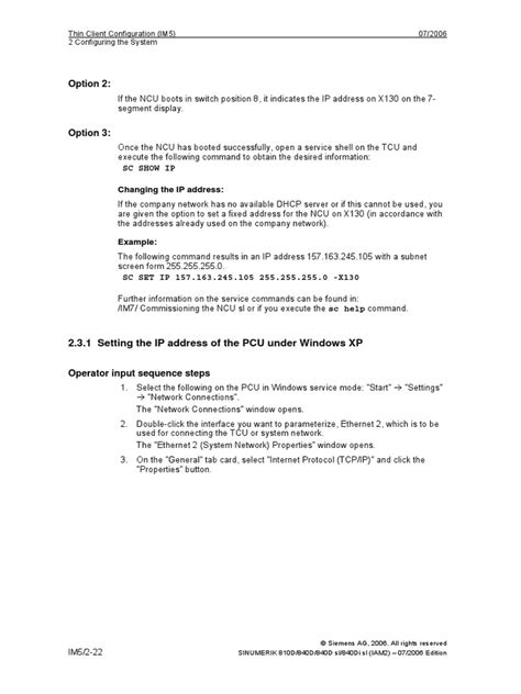 Setting Ip For Pcu Download Free Pdf Ip Address Computer Network