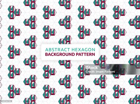 미래 지향적 기하학적 패턴의 추상적 배경 추상 육각형 배경 벡터 일러스트레이션 벽지 인쇄 배경 웹 사이트 문서 프리젠 테이션에