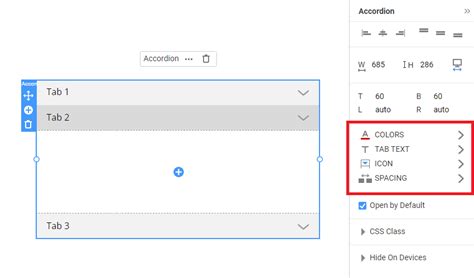 Accordion Element Nicepage Help Center