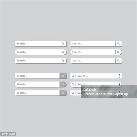 Ui 디자인 요소에 대한 벡터 검색 창 벡터 그래픽 일러스트레이션 프리미엄 디자인 벡터 Eps10 0명에 대한 스톡 벡터 아트 및 기타 이미지 Istock