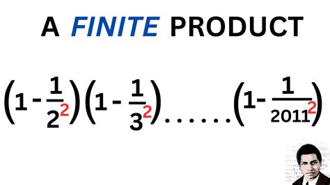 A Finite Product Problem Mathematics Olympiad Pagdiwalesir Youtube