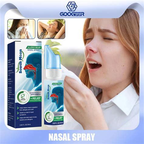 South Moon Sinusitis Nasal Spray Allergic Rhinitis Cleaning Congestion Anti Itch Relief Sneezing