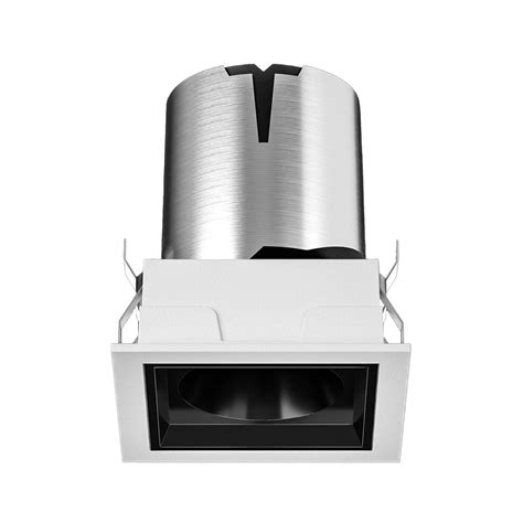 Round Edge Recessed Downlight Square Bracket Mr Bright Lighting