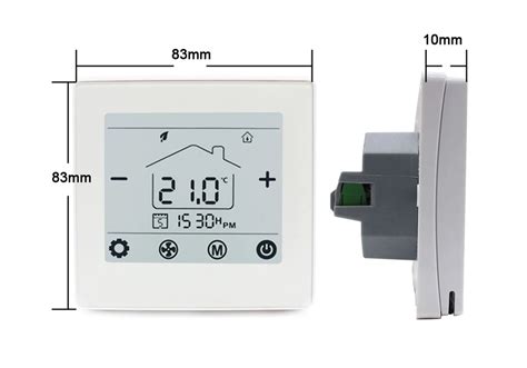 Smart Fan Coil Unit Thermostat Bacnet Thermostat For Hotel