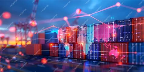 Exploring Global Trade Logistics Through A Digital World Map With