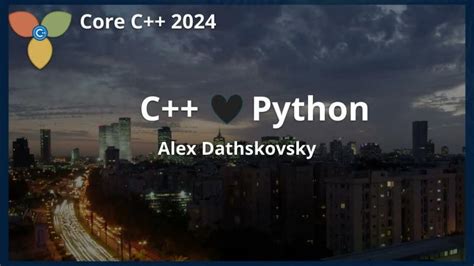 Does It Make Sense To Have An Integration In C To Python Nikolai Kutiavin