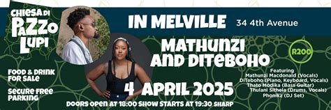 Book Tickets For Mathunzi And Diteboho
