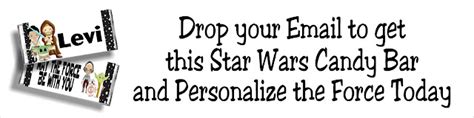 Lightsaber Sweet Tart Candy Wrapper Printables Diy Party Mom