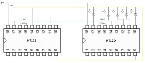 ht12e encoder circuit diagram