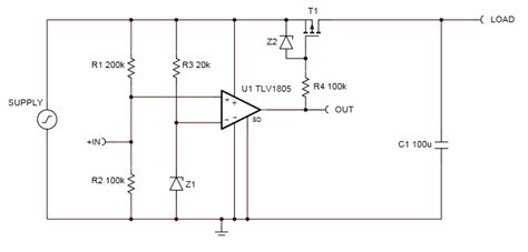Comparator Problem Replicating Voltage Regulator Circuit In Ltspice