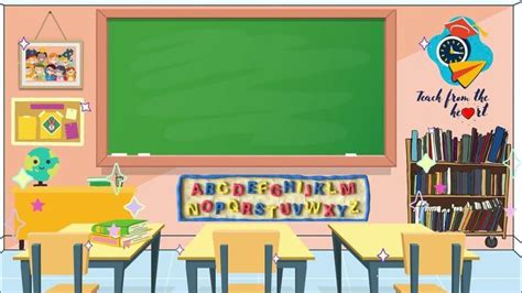 Animated Background Classroom For Video Lesson 3 Motion Background Demo Teaching Cot