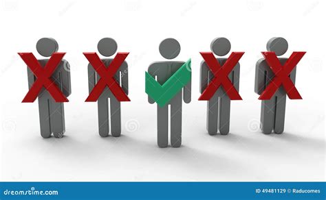 Human Resources Selection Stock Illustration Illustration Of Person