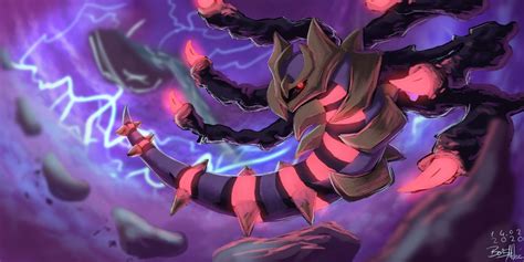 Giratina Fanart Shiny Giratina Art Rayquaza  Wallpaper Giratina