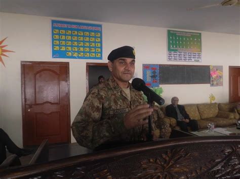 Brigadier Qadeem Iqbal Khan Commandant Azad Kashmir Regimental Center