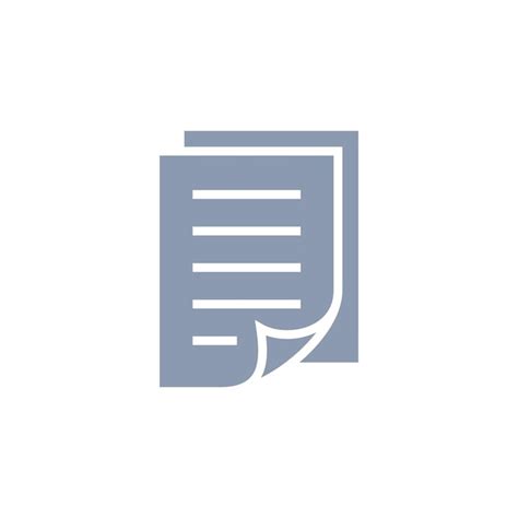Premium Vector Paper Sheet Document Icon Vector Template