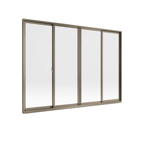 ประตูบานเลื่อน 4 บาน 2 ราง บริษัท เอ็มดี อลูแอนด์กลาส จำกัด