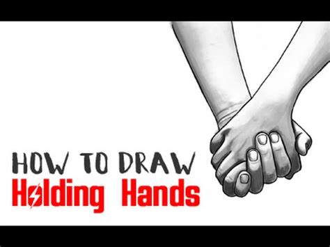 Holding Hands Drawing Step By Step How To Draw Hands Holding