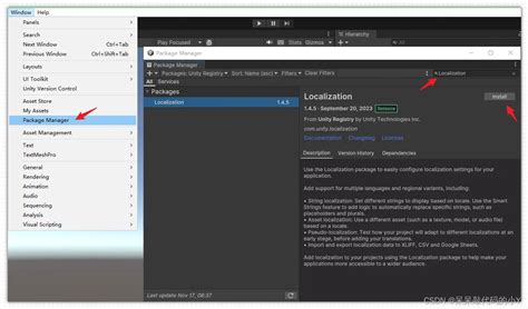 【unity 实用工具篇】 游戏多语言解决方案，官方插件localization 实现本地化及多种语言切换 阿里云开发者社区