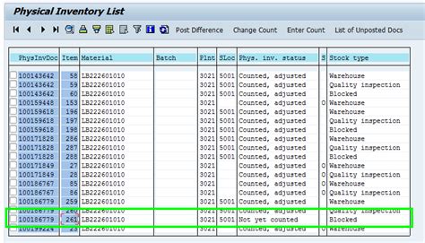 Solved Blocked Due To A Physical Inventory Counts Need T Sap Community