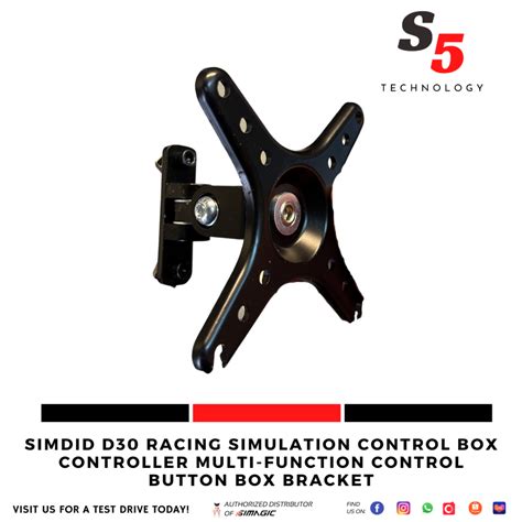 Simdid D30 Racing Simulation Control Button Box Bracket Shopee Singapore