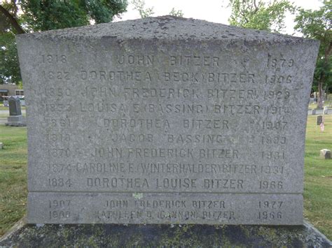 John Bitzer 1818 1879 Find A Grave Memorial