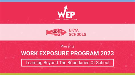 Mathangi Rajasekaran On Linkedin Learning Beyond The Boundaries Of School The Work Exposure