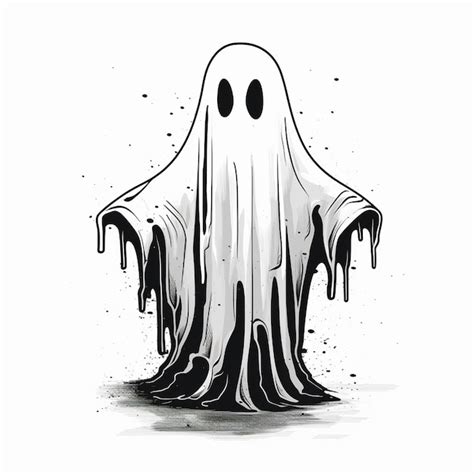 Premium Ai Image Halloween Ghost Illustrations For Designers