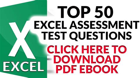 Top Excel Assessment Test Multiple Choice Questions Practice Assessment Tests