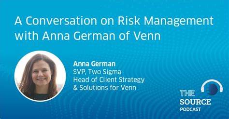 Anna German Head Of Venns Client Solutions Team Had The Opportunity