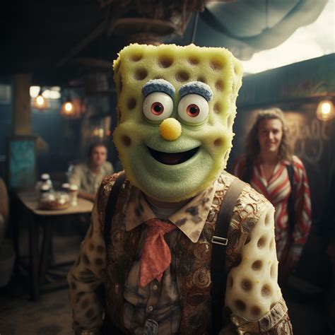 Forty Year Old Spongebob With A Splash Of Realism R Spongebob