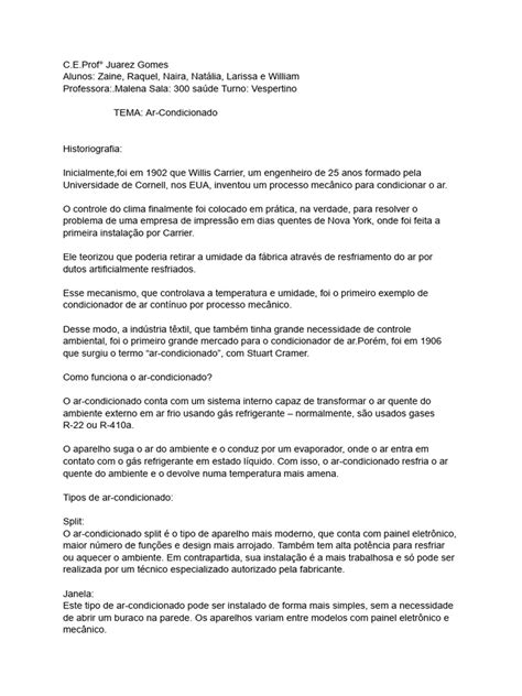 Ar Condicionado Pdf