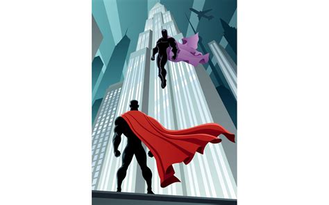 Hero Versus Villain Graphic By Mkmalchev · Creative Fabrica