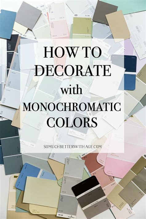 Achromatic Analogous And Monochromatic Color Schemes For Decorating