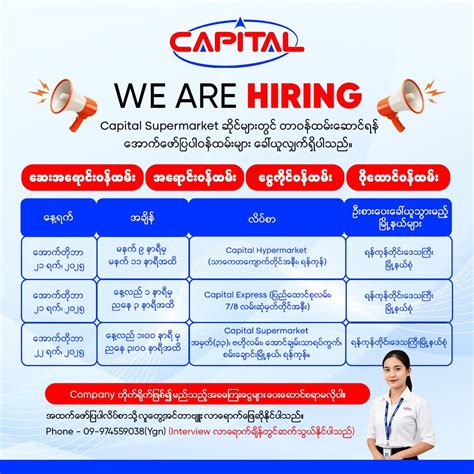 The Capital Retail Myanmar Yangon