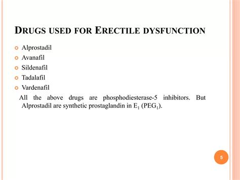 4th Unit Drugs For Erectile Dysfunction Pptx Sexual Conditions