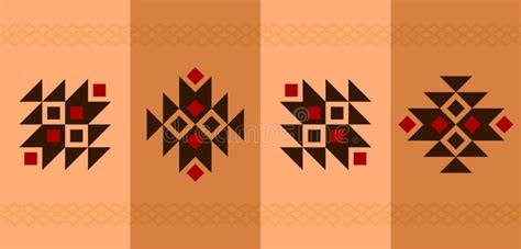 Geometry American Indigenous Pattern Native American Pattern Ethnic Art Concept Native Pattern