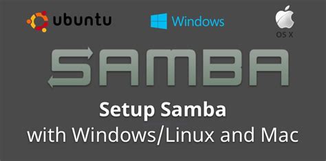 how to set up samba in ubuntu linux and access it in mac os and