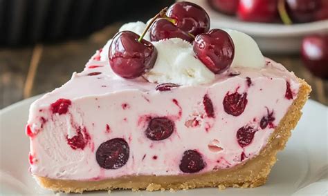 Cherries Jubilee Ice Cream Pie A Classic Dessert With A Modern Twist